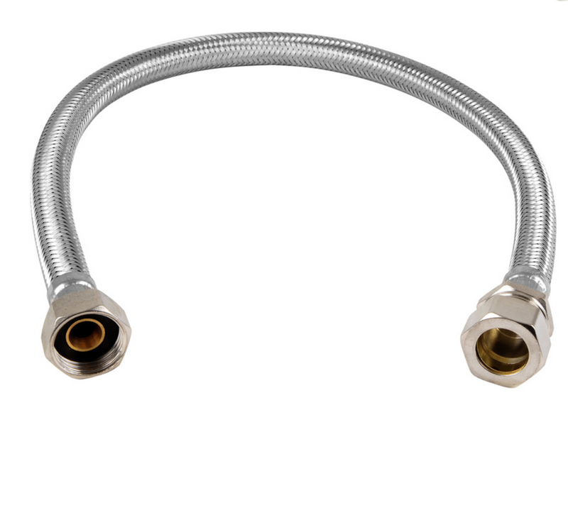 Flexible Tap Connector- 15Mm 1/2'' X 900Mm — Heating Parts Specialists ...
